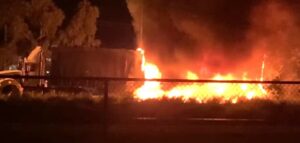 Truck erupts in flames on highway | Emerald Today